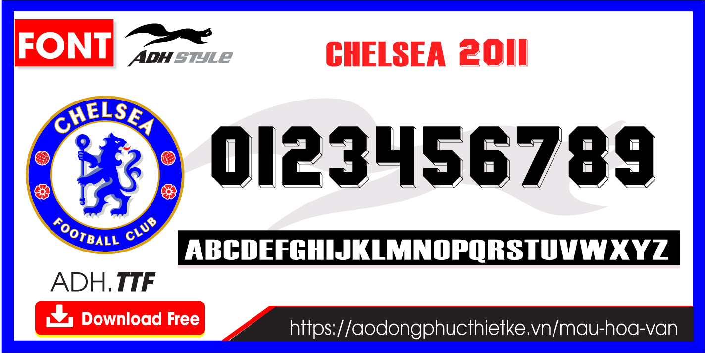 Font Chelsea 2011